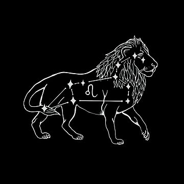 "The Leo Constellation" Sticker for Sale by DanJohnDesign | Redbubble