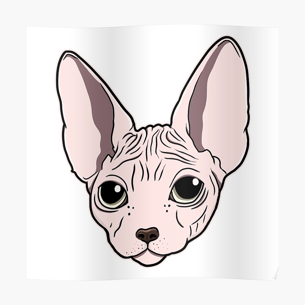 Sphynx Cat Tiara Sticker Papercraft Scrapbooking etna.com.pe