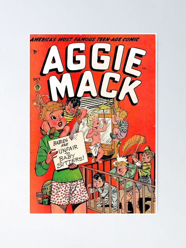"Aggie Mack- Vintage comic print " Poster for Sale by pnand | Redbubble