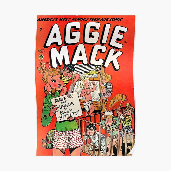 "Aggie Mack- Vintage comic print " Poster for Sale by pnand | Redbubble