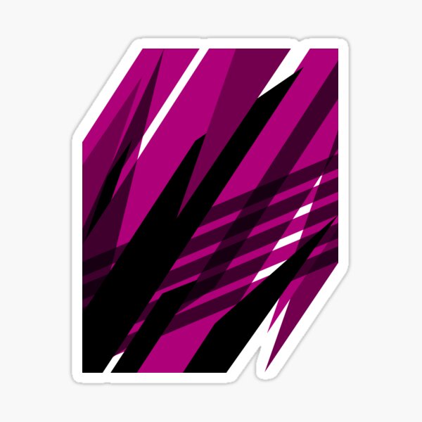 "Abstract art for home decoration in Pink tone colors." Sticker for ...