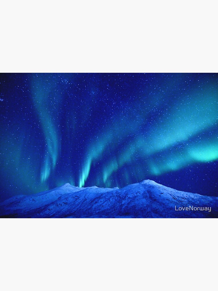 "Aurora borealis northern lights" Poster for Sale by LoveNorway | Redbubble