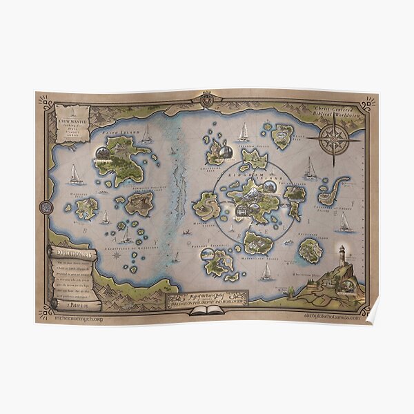 "Expedition 3:15 Map" Poster for Sale by Luke-Holwerda | Redbubble