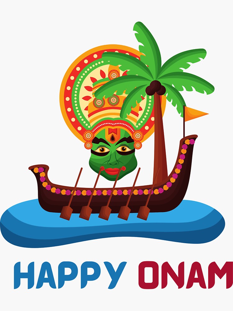 "Onam" Sticker for Sale by CogentDesign | Redbubble
