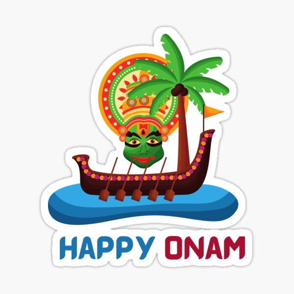 "Onam" Sticker for Sale by CogentDesign | Redbubble
