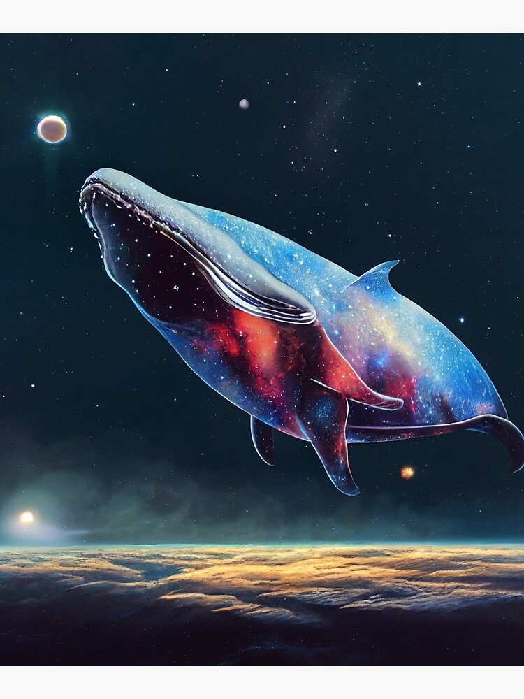 "star whale" Poster for Sale by NewAgeDesign- | Redbubble