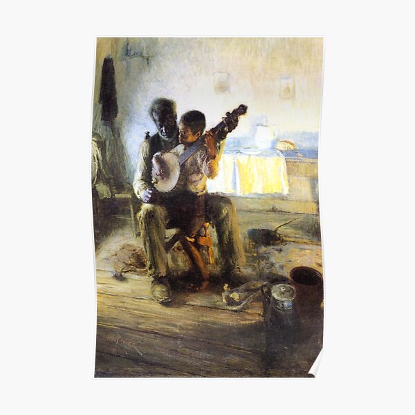 "Henry Ossawa Tanner - The Banjo Lesson " Poster for Sale by ...