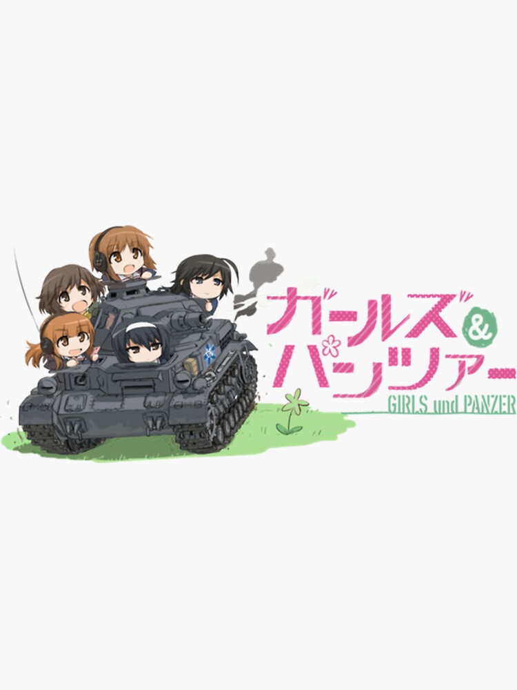 "Chibi Girls Und Panzer - chibi manga " Sticker for Sale by AmyyyStudio ...