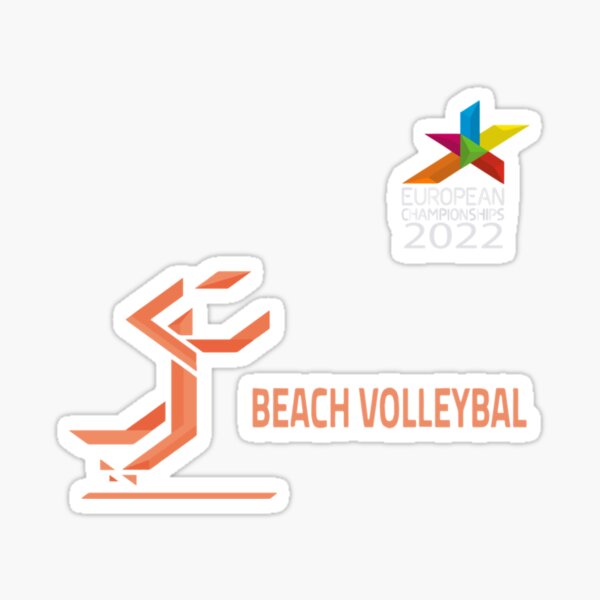 "european championships BEACH VOLLEYBALL " Sticker for Sale by ...