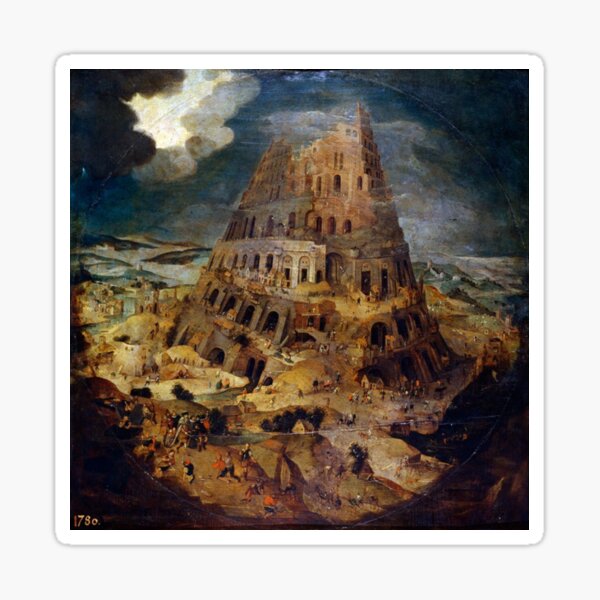 "Construction of the Tower of Babel, Tower of babel, babel, tower ...