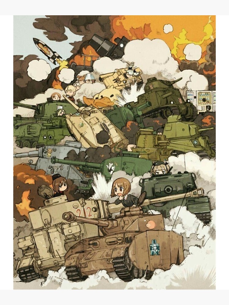 "Girls und Panzer " Poster for Sale by AmyyyStudio | Redbubble