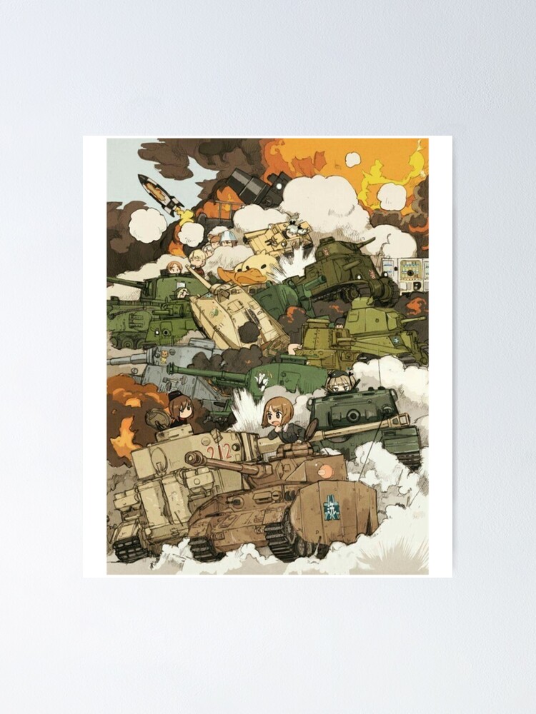 "Girls und Panzer " Poster for Sale by AmyyyStudio | Redbubble