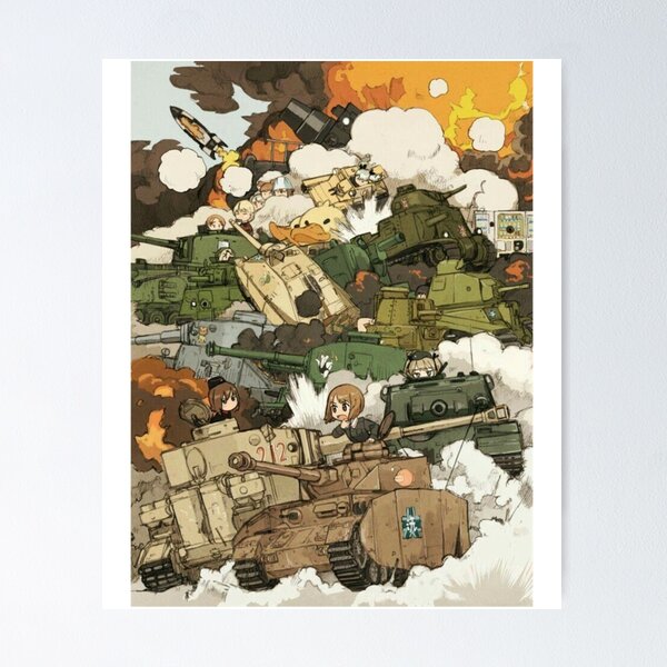 "Girls und Panzer " Poster for Sale by AmyyyStudio | Redbubble