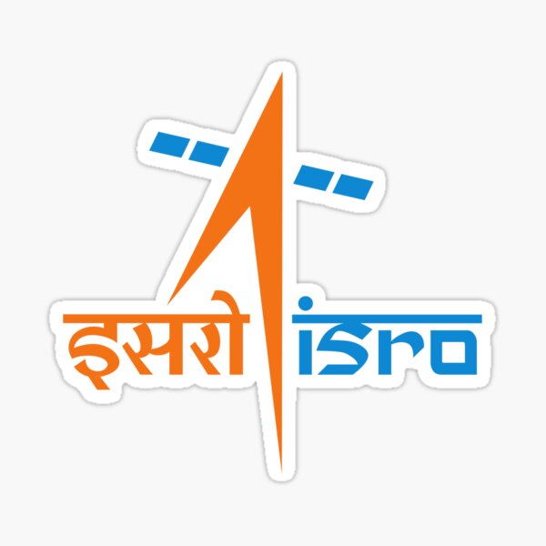 "ISRO (Indian Space Research Organization) Logo" Sticker by the ...