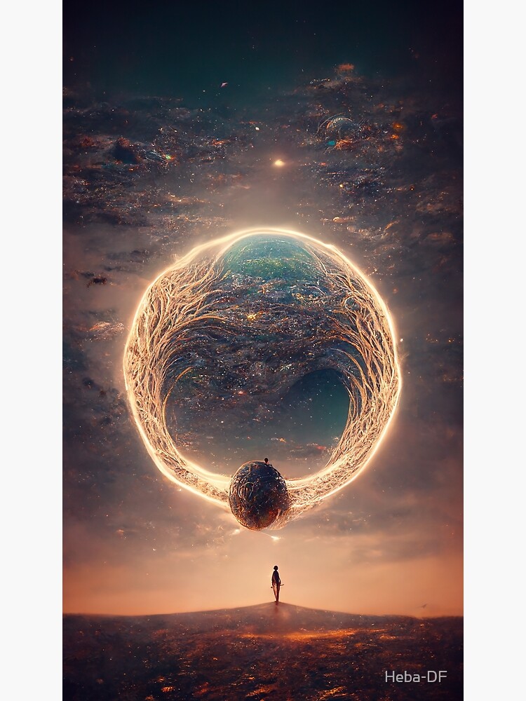 "Aliens visit earth digital art" Poster for Sale by Heba-DF | Redbubble