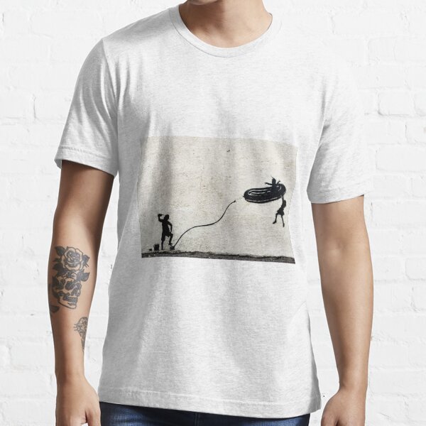 "Banksy Rubber Raft" T-shirt for Sale by WE-ARE-BANKSY | Redbubble | banksy t-shirts - rare t ...