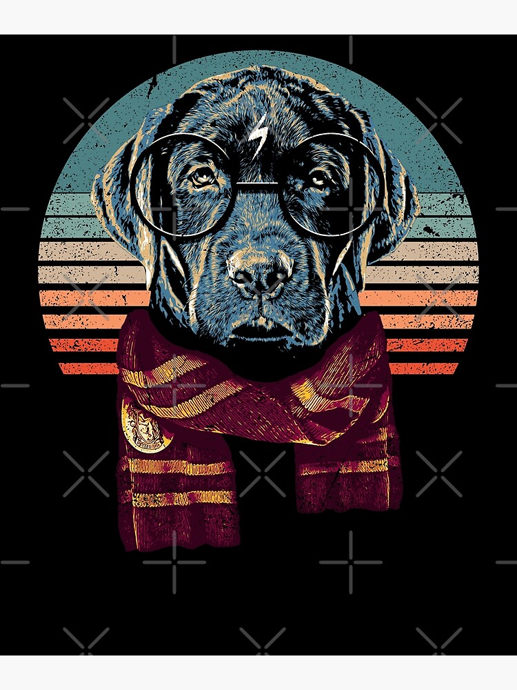 "Harry Pawter - Cute Labrador Wizard" Poster for Sale by ...