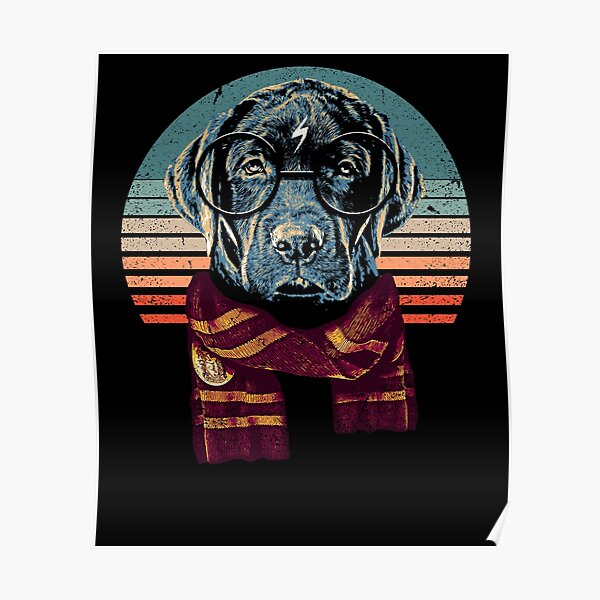 "Harry Pawter - Cute Labrador Wizard" Poster for Sale by ...