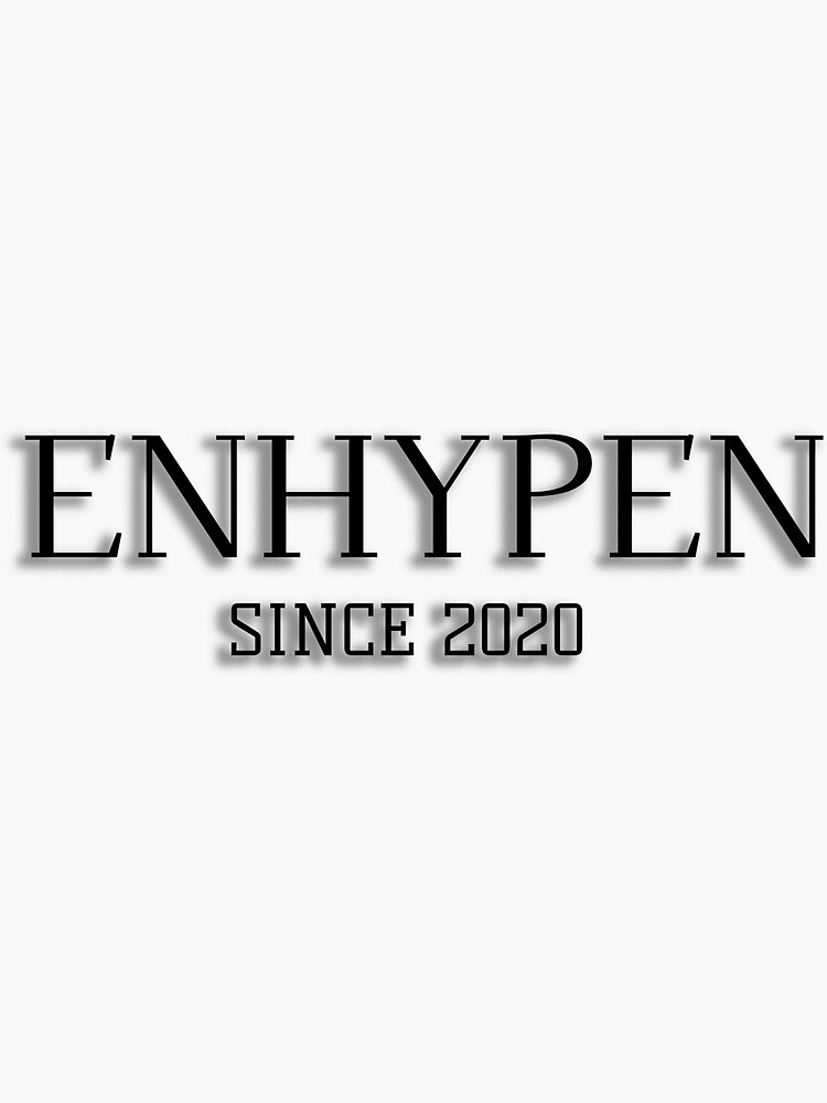 "ENHYPEN- basic LOGO " Sticker for Sale by KaiMaiHai | Redbubble