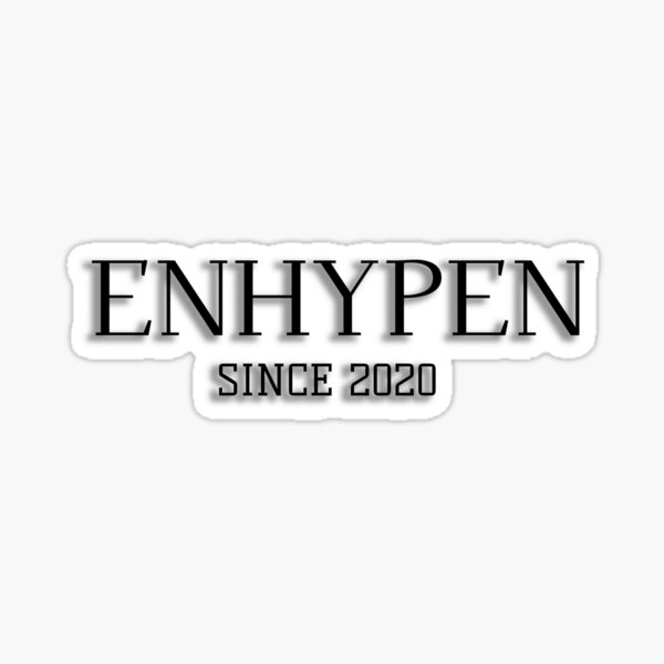 "ENHYPEN- basic LOGO " Sticker for Sale by KaiMaiHai | Redbubble