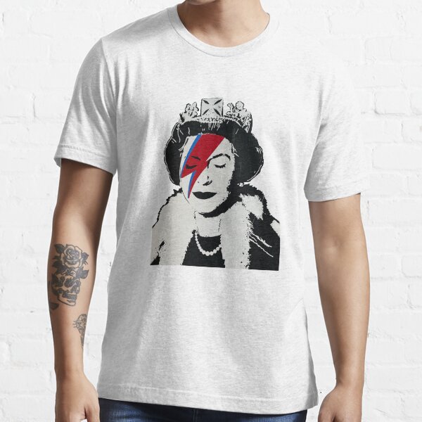 "Queen Elizabeth Bowie pop art " T-shirt for Sale by maiawright-art ...