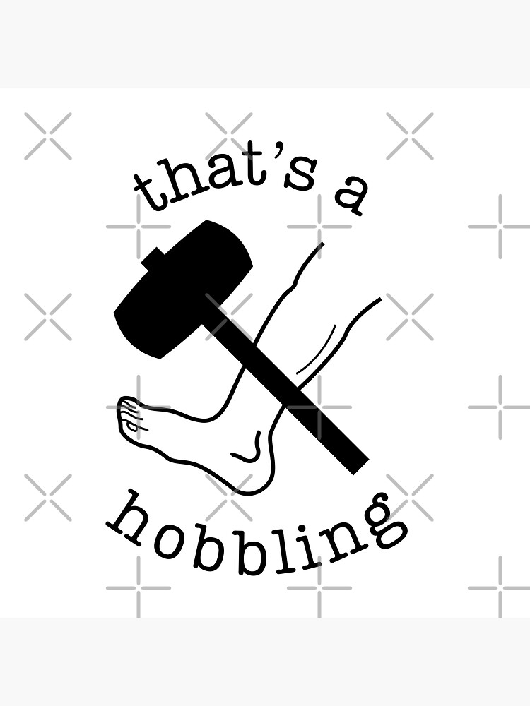 "That’s a hobbling Stephen King Misery Annie Wilkes" Sticker for Sale ...