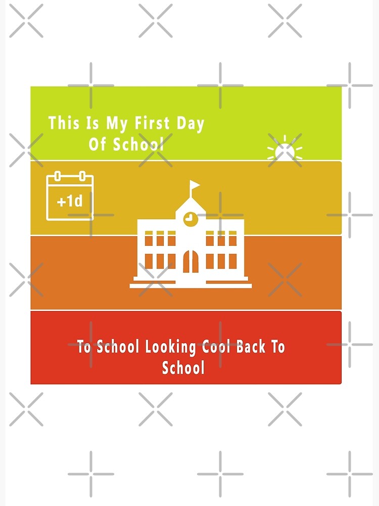 "This is my first day of school to school looking cool back to school ...