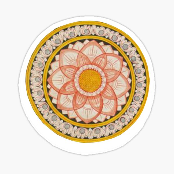 "Traditional Sri Lankan Lotus Flower Kandy Culture" Sticker for Sale by ...