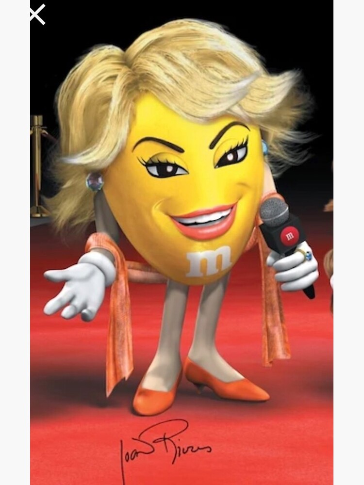 "joan rivers m&m" Greeting Card for Sale by zamosasha | Redbubble