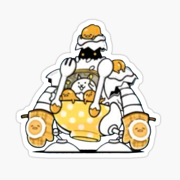 "Battle cats" Sticker for Sale by Jonnasushi | Redbubble