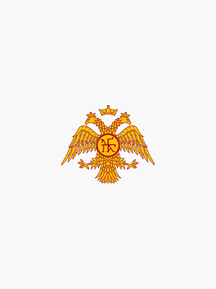 "Byzantine logo" Sticker by faisalXP | Redbubble