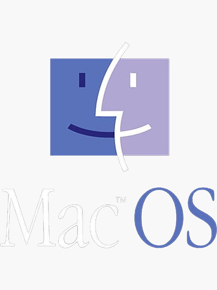 "Cool Mac OS Logo Design" Sticker for Sale by yafran | Redbubble