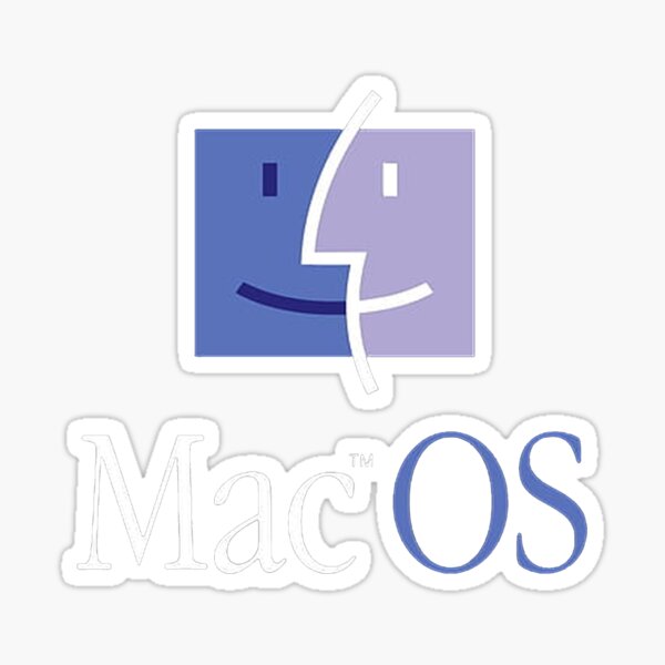 "Cool Mac OS Logo Design" Sticker for Sale by yafran | Redbubble