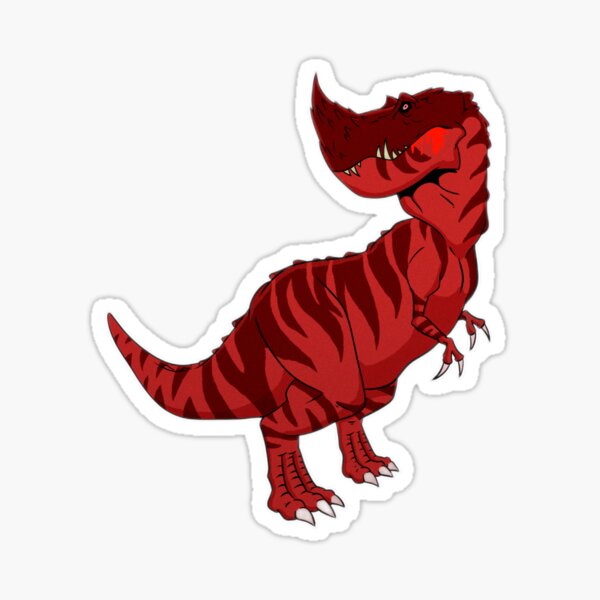 "Alpha Tyrannosaurus" Sticker for Sale by Juanscorner | Redbubble