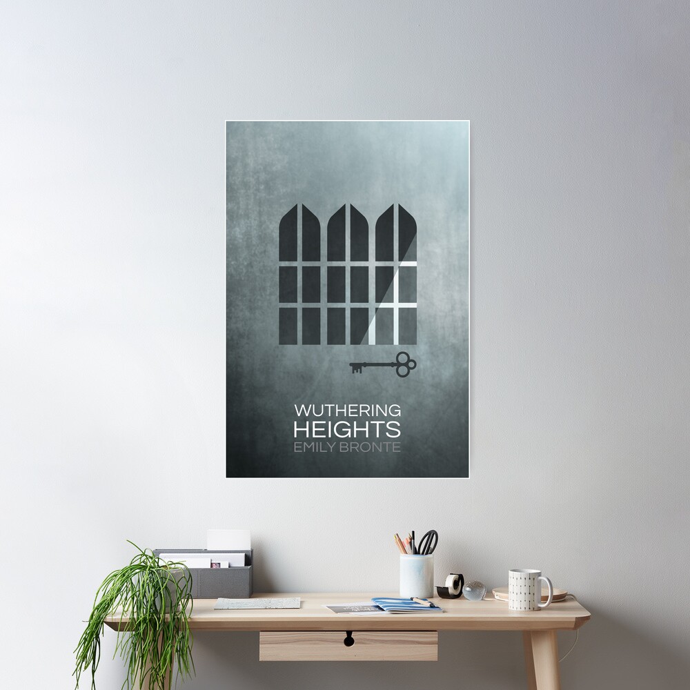 "Wuthering Heights" Poster for Sale by thebookrepublic | Redbubble