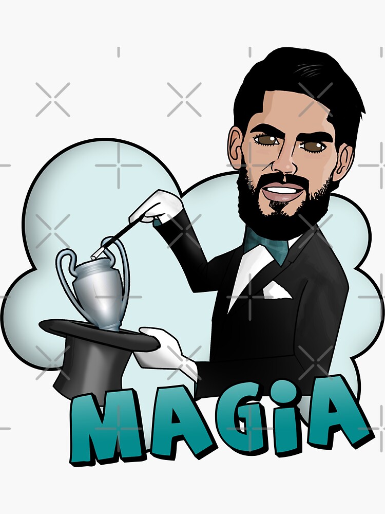 "Isco MAGIA" Sticker for Sale by palomedridista | Redbubble