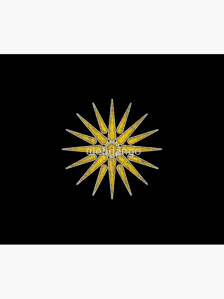 "Vergina Sun (Macedonian sun, Argead Star) " Tapestry by webdango ...