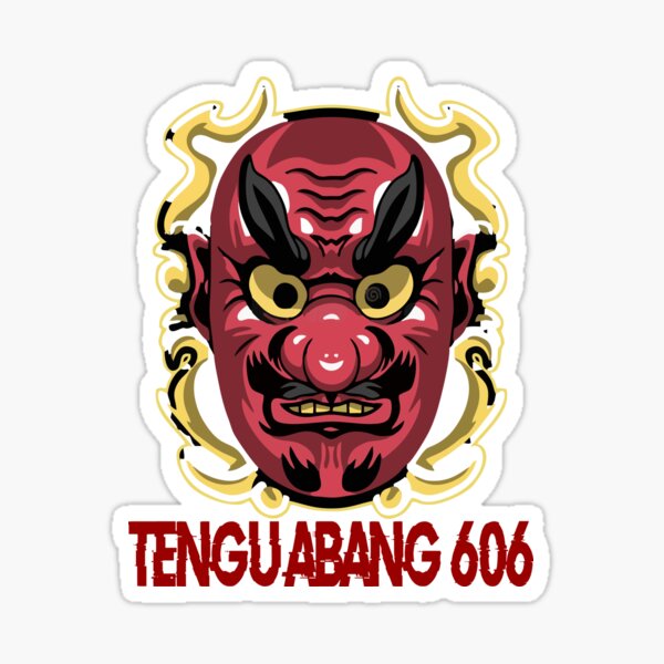 "TENGU ABANG 606" Sticker for Sale by ta606 | Redbubble