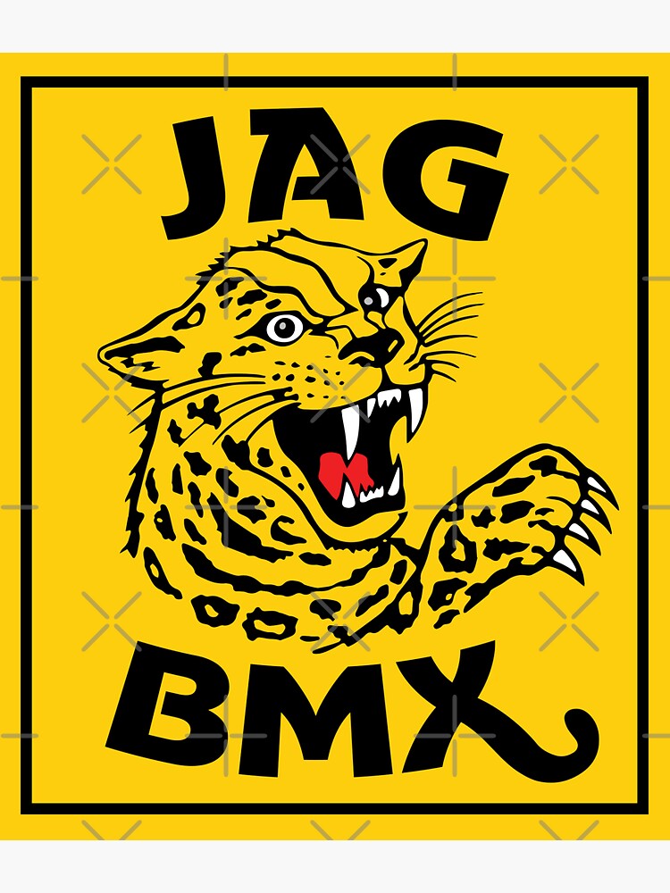"Jag BMX" Sticker for Sale by brocklarock | Redbubble