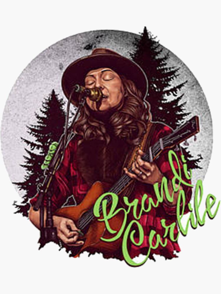 "1 TRENDING Brandi Carlile Singer Design " Sticker for Sale by ...