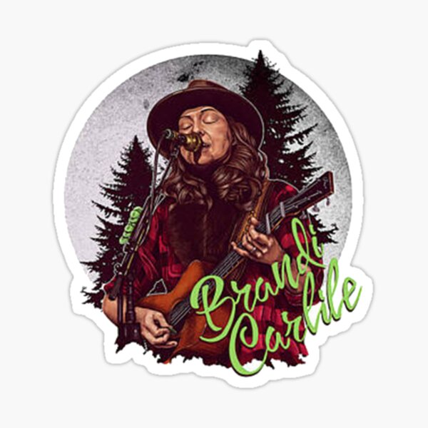 "1 TRENDING Brandi Carlile Singer Design " Sticker for Sale by ...