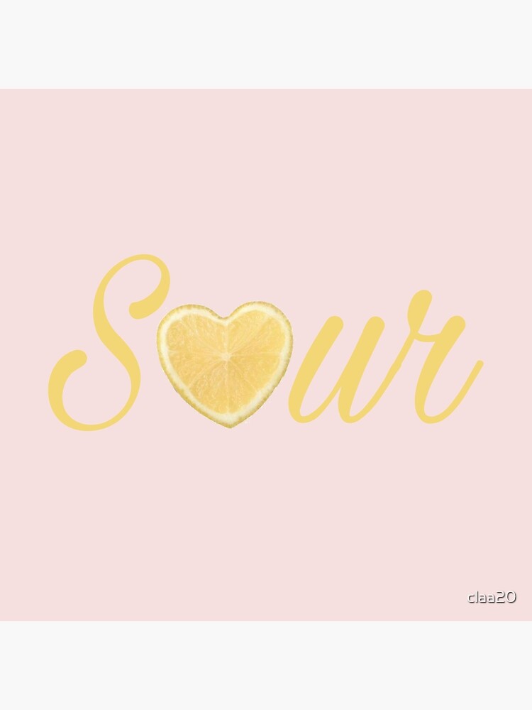 "lemon sour LOGO inspired by olivia rodrigo" Poster for Sale by claa20 ...