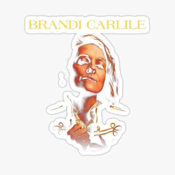 "Brandi Carlile " Sticker for Sale by DouglasBells | Redbubble