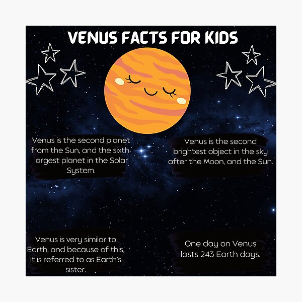 Venus Facts For Kids Venus Facts — A Guide To The 2nd Planet From