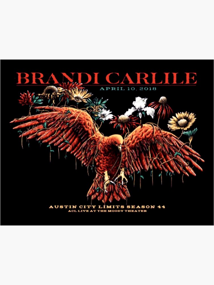 "Brandi Carlile - Eagle Art austin, " Sticker for Sale by DouglasBells ...