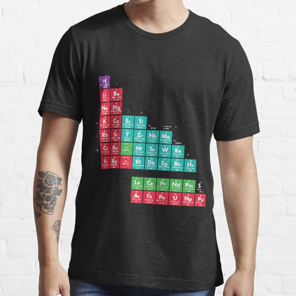 "Periodic Table of the elements" T-shirt for Sale by MarioMall01 ...