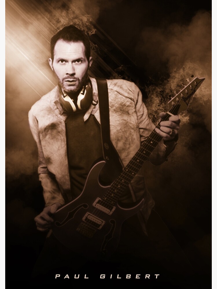 "Paul Gilbert" Poster for Sale by fidiart | Redbubble
