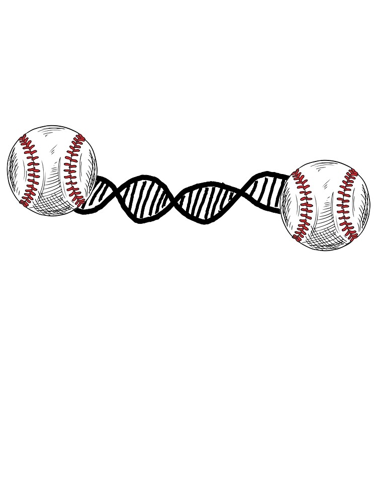 "Baseball DNA" Poster for Sale by TubularTees | Redbubble