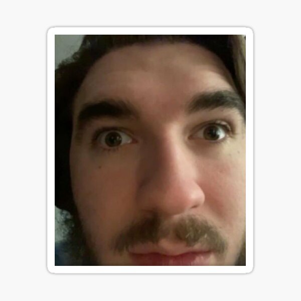 "Jschlatt Funny Man image " Sticker for Sale by fozks | Redbubble