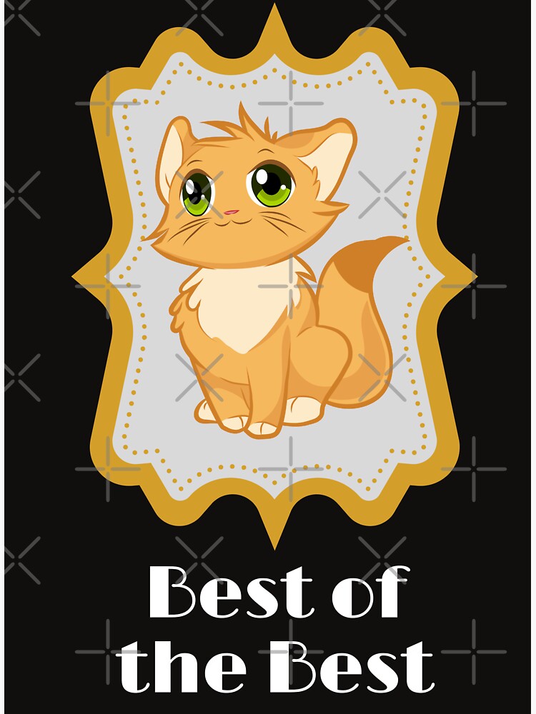 "Best of the Best (black BG)" Sticker for Sale by RabbitCreations ...